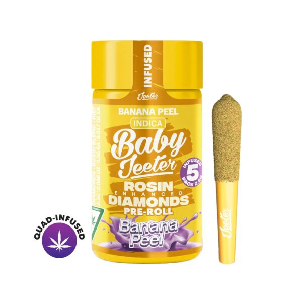 Baby Jeeter Quad-Infused | Banana Peel – DeliveryGreens